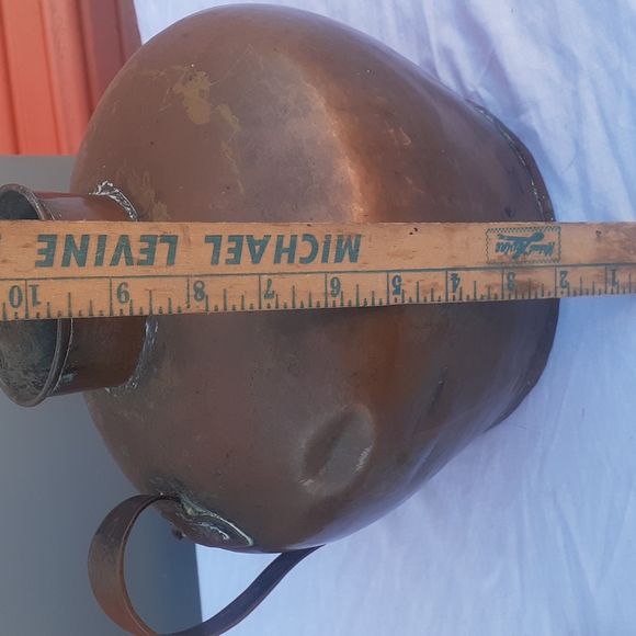 Vintage | Accents | Vintage Copper Jug Pitcher Pot Belly Hand Forged ...